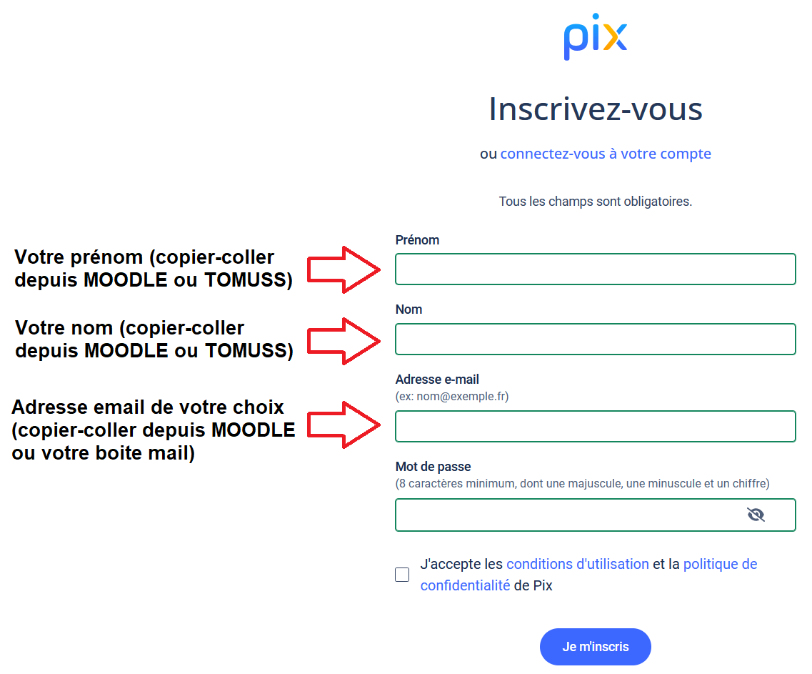 pixoff: Votre compte Pix | Moodle - Lyon1